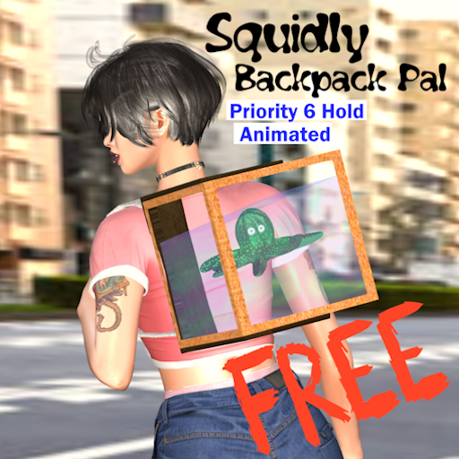Second Life Marketplace - Squidly Backpack (Animated)